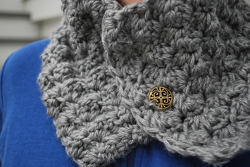 Ravelry: One Button Cowl pattern by Ashley M. Lillis