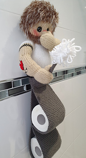 Ravelry: Louis Loo Toilet Roll Holder pattern by Mandi Wilson