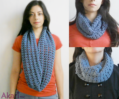 Ravelry: OYSTERS Infinity scarf _ C08 pattern by Melissa Flores