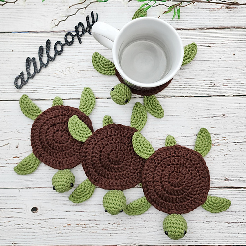 Ravelry: Sea Turtle Coaster pattern by Nikki Little