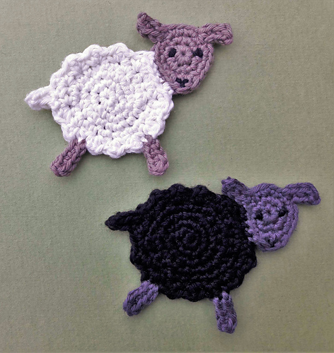 Ravelry: Little Sheep Motif pattern by Alice Merryweather