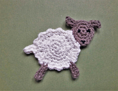 Ravelry: Little Sheep Motif pattern by Alice Merryweather