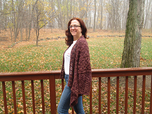 Ravelry: Chautauqua Cardi Wrap pattern by Shannon Mullett-Bowlsby