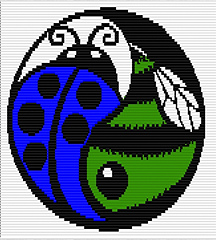 Ravelry: Yin Yang Bugs pattern by AVC Yarn Wizard Designs