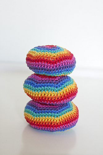 Ravelry: Rainbow Spiral Ball pattern by Stephanie Davies