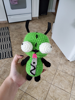 Ravelry: Invader Zim GIR Plush pattern by Cutiepie Crochet