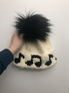Ravelry: Music Note Beanie pattern by Jocelyn Rivard