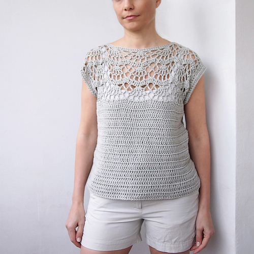 Ravelry: Pearl shell top pattern by Ana D