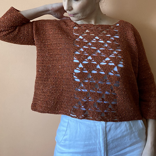 Ravelry: Origami sweater pattern by Ana D