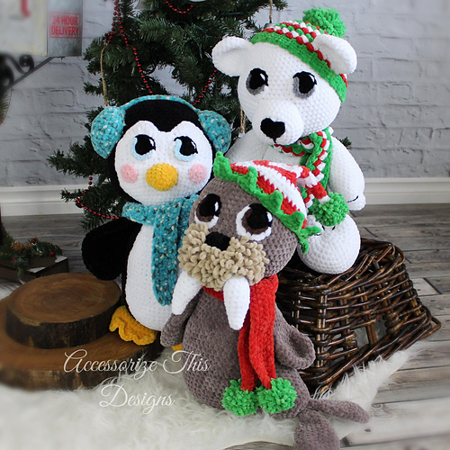 Ravelry: "Wilbur" the Walrus Cuddle Buddy pattern by Darling Maple Designs