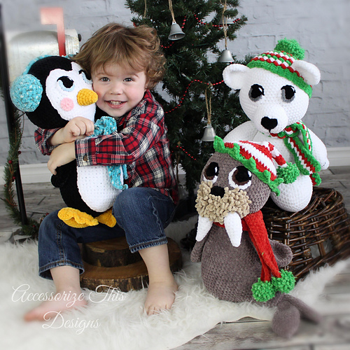 Ravelry: "Wilbur" the Walrus Cuddle Buddy pattern by Darling Maple Designs