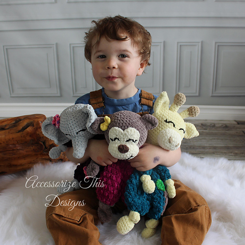 Ravelry: Monkey Ragdoll Lovey pattern by Darling Maple Designs