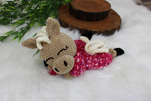 Ravelry: Horse Ragdoll Lovey pattern by Darling Maple Designs