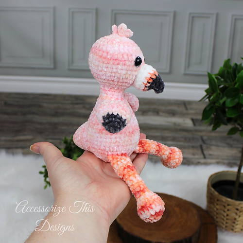 Ravelry: Pocket Pal Flamingo pattern by Darling Maple Designs
