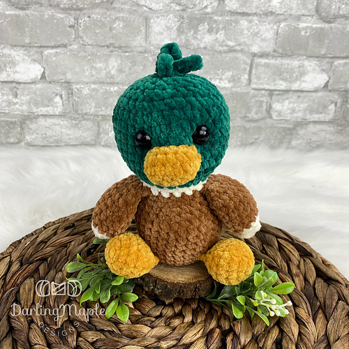 Ravelry: Pocket Pal Mallard Duck pattern by Darling Maple Designs