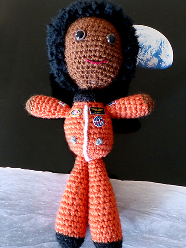 Ravelry: Dr Mae Jemison Amigurumi Astronaut pattern by Ada Lovelace Day