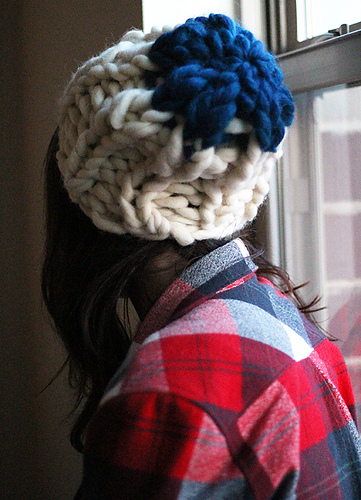 Ravelry: Giant Knit Chunky Slouch Beanie pattern by Addie Gecas