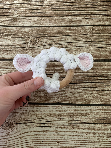 Ravelry: Lamb Teething Ring/Teether pattern by Adele Daisy Crochet