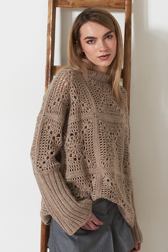 Ravelry: Adriafil Barocco pullover pattern by Adriafil Yarn