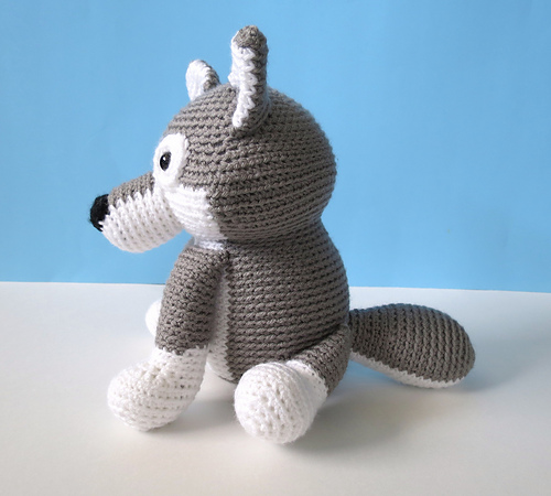 Ravelry: Gabriel the Grey Wolf pattern by Adriana Aguirre