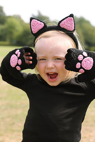 Ravelry: Kitty Cat Dress-up Set pattern by Knit Crochet Create