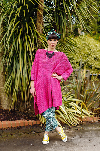Ravelry: Bold Batwing Dress pattern by Ruby McGrath