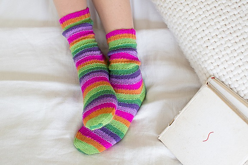 Ravelry: Striped Socks pattern by Rhian Drinkwater