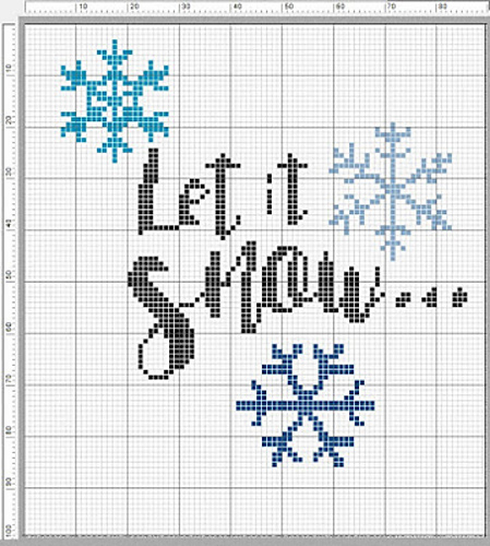 Ravelry: Let it Snow Pillow pattern by Teresa Allison