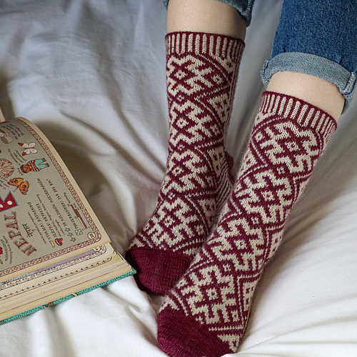 Ravelry: Kathmandu socks pattern by Dorota Morawiak-Lichota