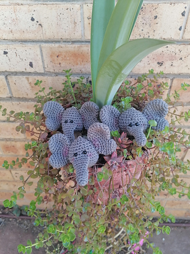 Ravelry: Elephant Keychain pattern by Aileen Van der Berg