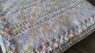 Ravelry: AishahBey's Simple Lines Baby Blanket