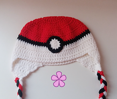 Ravelry: POKEMON earflap hat _ M58 pattern by Melissa Flores