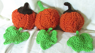 Ravelry: Cabled Pumpkin and Leaf pattern by Akua Lezli Hope AkuaDesigns