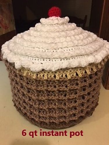 Ravelry: Instant Pot Cupcake Cover pattern by Trina Dusharm