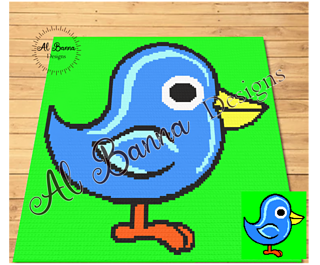 Ravelry: Spring Chick SC Graphgan pattern by Faiza Mushtaq