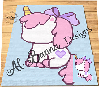 Ravelry: Unicorn SC Graphgan pattern by Faiza Mushtaq