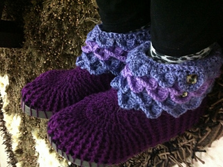 Ravelry: Alasi2007's Crocodile stitch boots