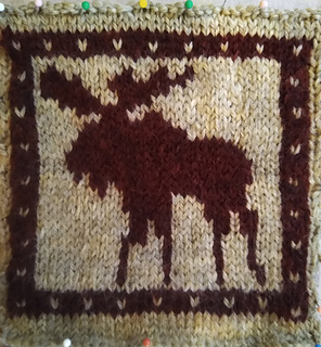Ravelry: Midwinter Moose Block pattern by AlaskaSourdough