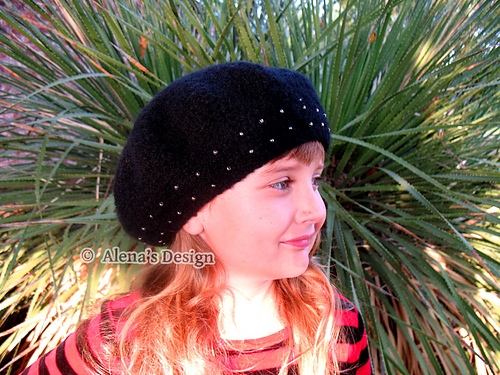 Ravelry: Embroidered Beaded Beret pattern by Alena Byers