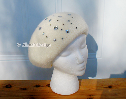 Ravelry: Embroidered Beaded Beret pattern by Alena Byers