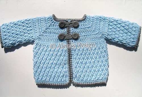 Ravelry: Baby Diamond Jacket pattern by Alena Byers