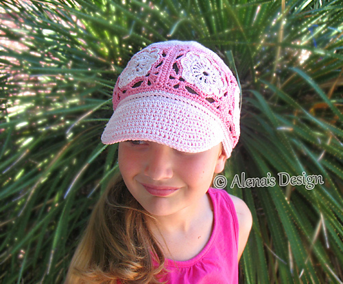 Ravelry: Visor Ponytail Cap pattern by Alena Byers