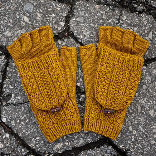 Ravelry: Cabled Dad Mittens pattern by Alexis Winslow