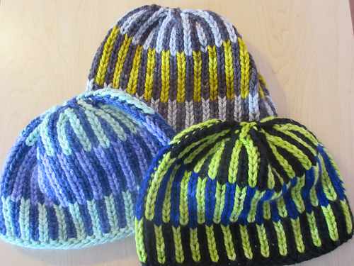 Ravelry: Vertical Stripes Adult Hat pattern by Allison Worthing