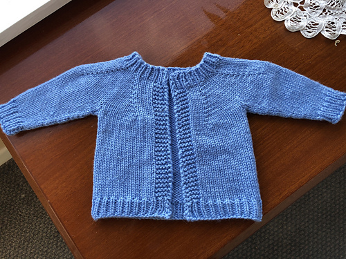 Ravelry: Perfect Baby Boy or Girl Top Down DK Jacket pattern by ...
