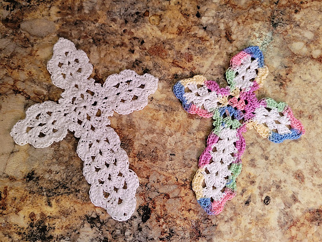 Ravelry: Granny Square Cross pattern by Alice Terrell