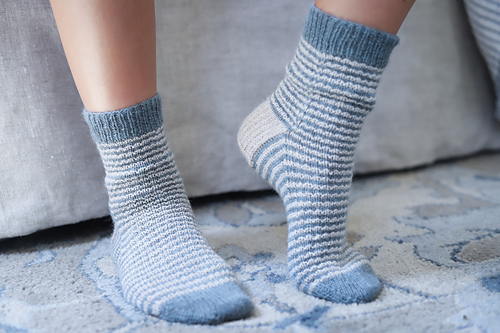Ravelry: Flannel Socks pattern by Alicia Plummer