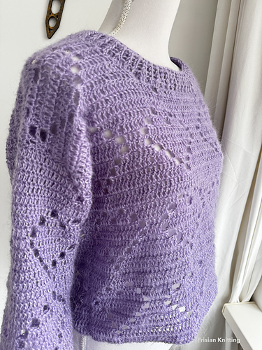 Ravelry: Mohair heart sweater Valentine pattern by Frisian Knitting