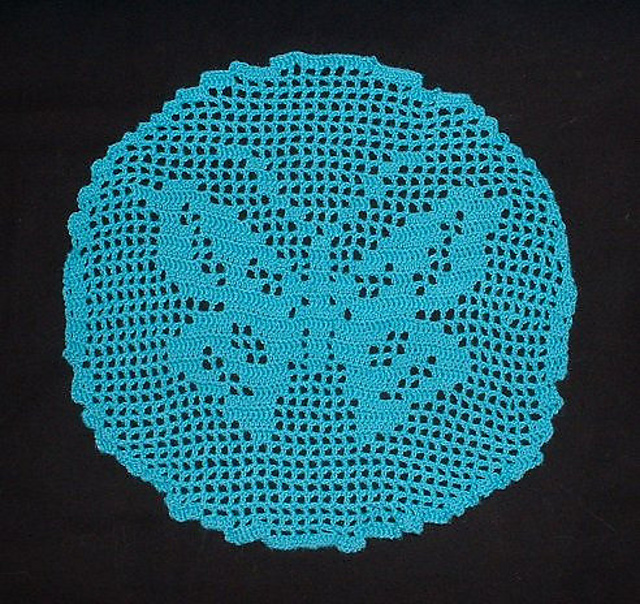 Ravelry: Filet Butterfly Doily pattern by Christine Anderson