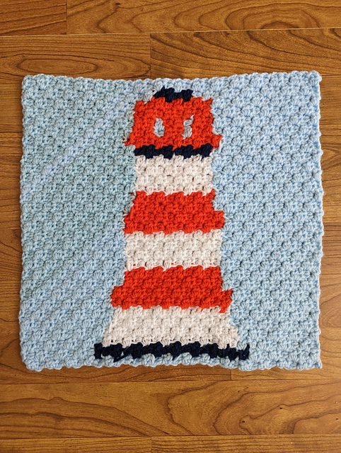 Ravelry: Lighthouse C2C Block pattern by Alisha Ober